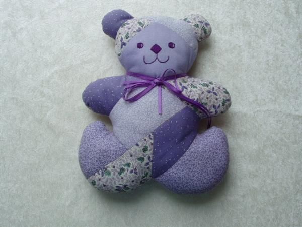 papskabeloner som lige er klar til Stor patchwork bamse